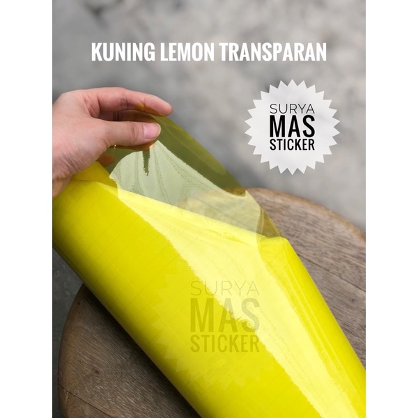 Jual stiker kuning transparan kaca lampu motor lampu sein pelindung ...
