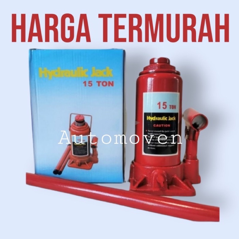 Jual DONGKRAK 15 TON BOTOL HYDRAULIC HIDROLIK JACK | Shopee Indonesia