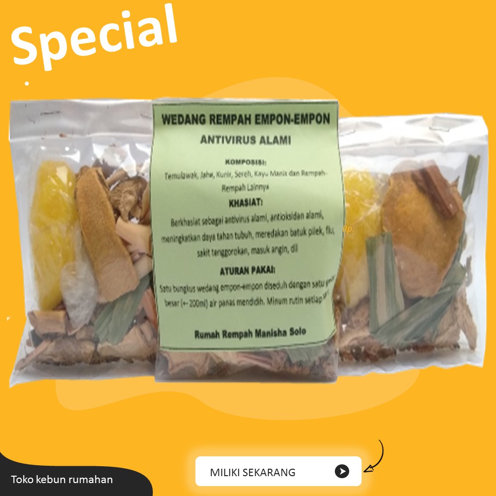 Jual Minuman Kesehatan rempah Empon-Empon Antivirus dan Antioksidan ... Jual Minuman Kesehatan rempah Empon-Empon Antivirus dan Antioksidan ...