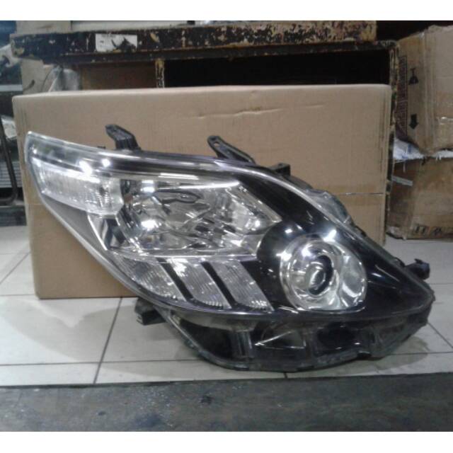 Jual Head lamp atau lampu depan alphard 2009 - 2014 original | Shopee ...