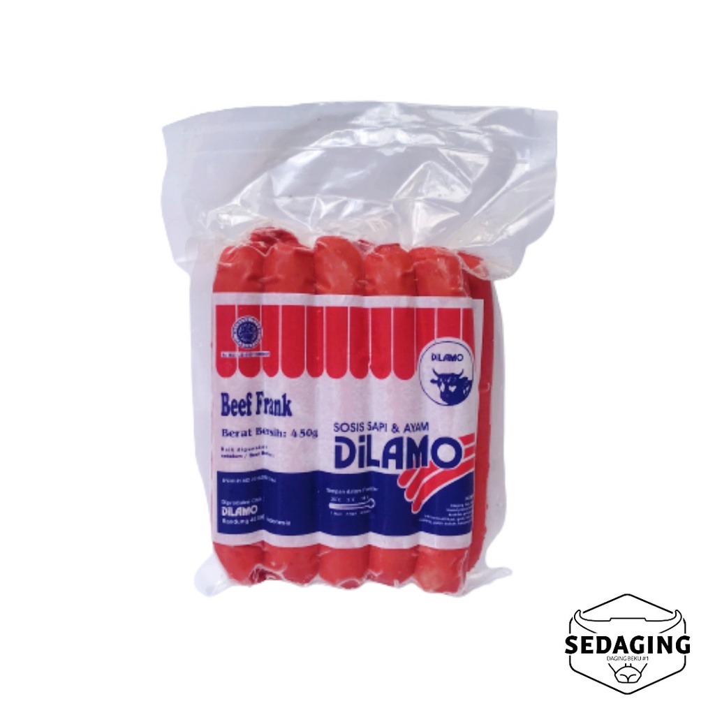 Jual Dilamo Beef Frank 450gr & 900gr / Sosis Sapi dan Ayam Dilamo Halal ...