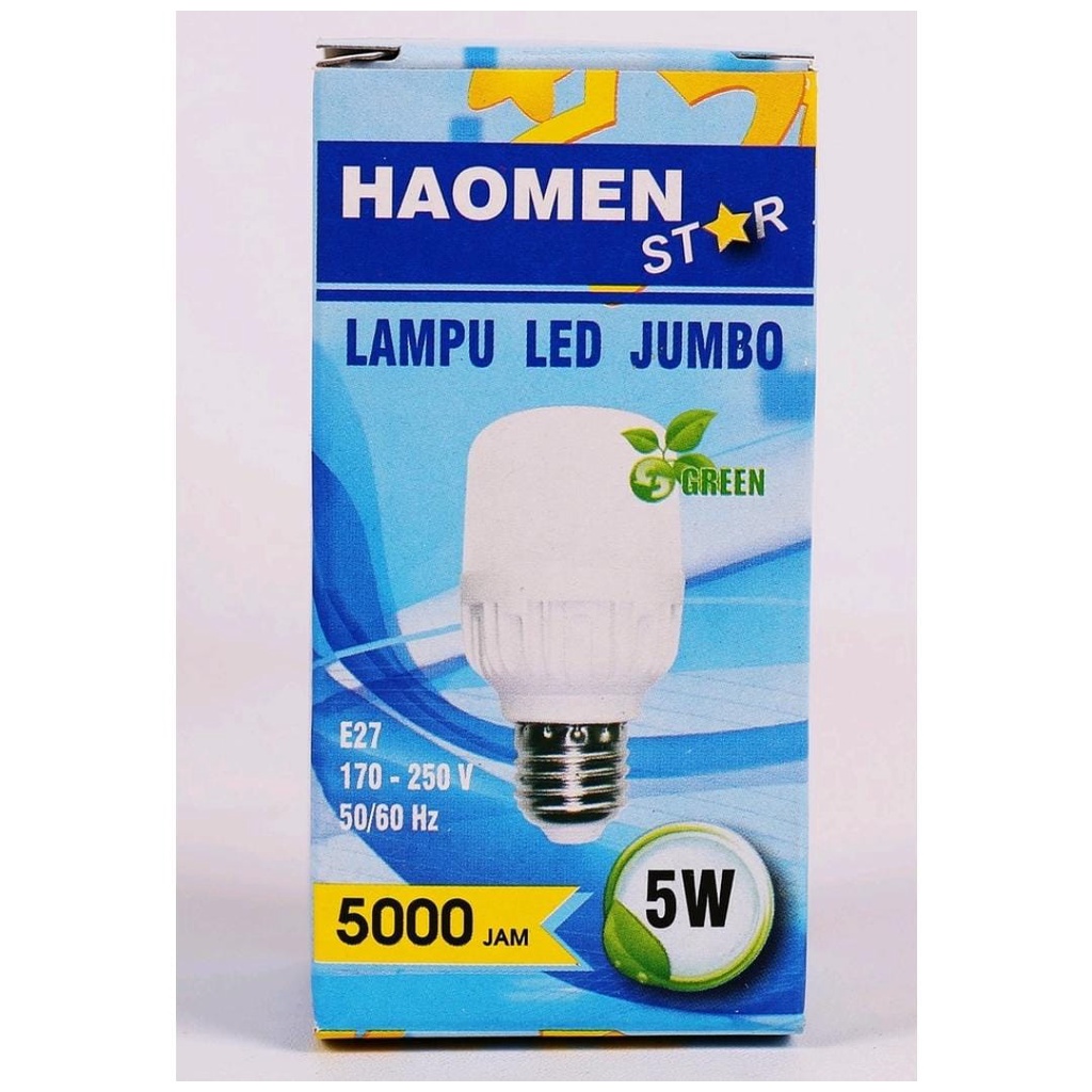 Jual Lampu Led Jumbo/lampu led tbulb/merek Haomen Star 5w/10w/15w/20w ...