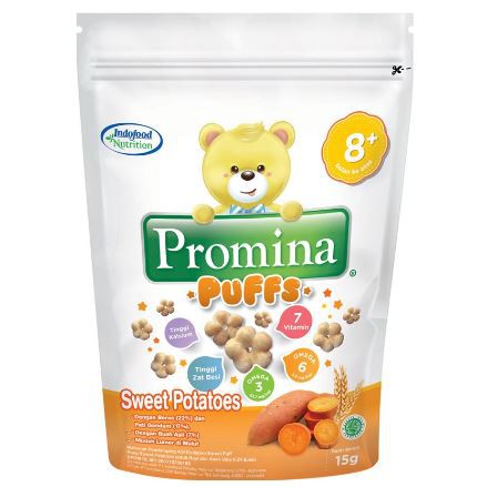 Jual PROMINA Puff 15 gram 8 + Strawberry Apple Apel Banana Pisang ...