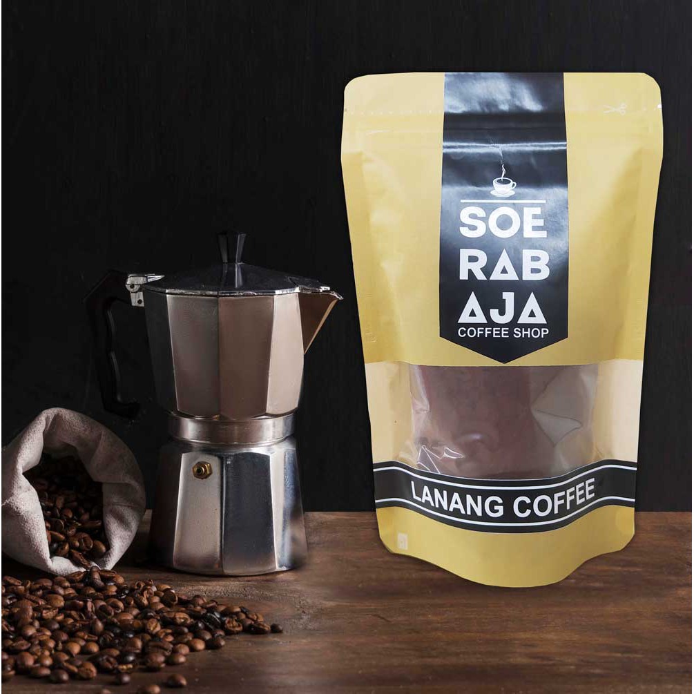 Jual Kopi Lanang Bubuk Robusta Peaberry Soerabaja Original 250gr ...