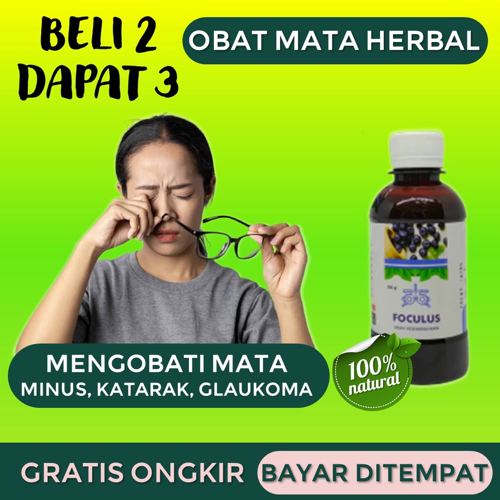 Jual Obat Herbal Mata Madu FOCULUS Obat Mata Minus Katarak Silinder ...