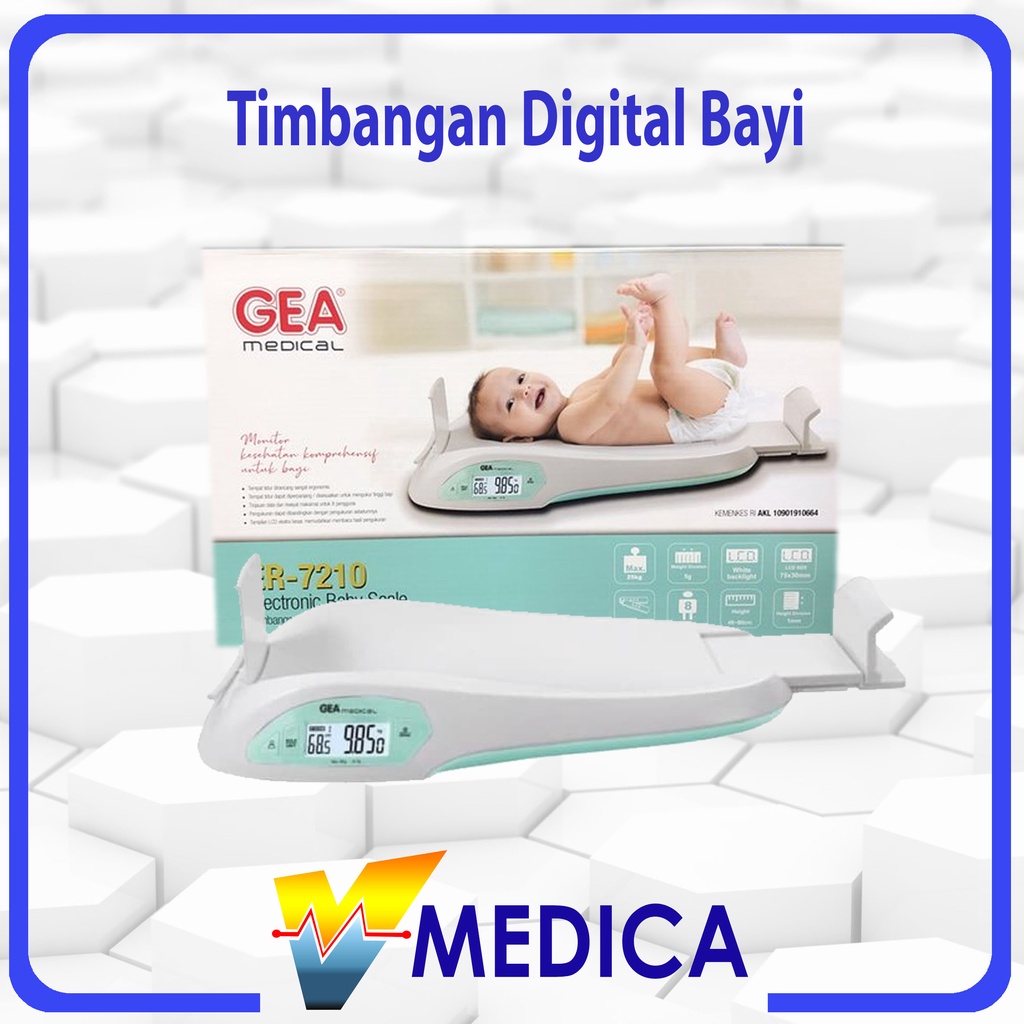 Jual Timbangan Bayi+Tinggi Badan Digital Gea ER 7210 / Electronic Baby ...