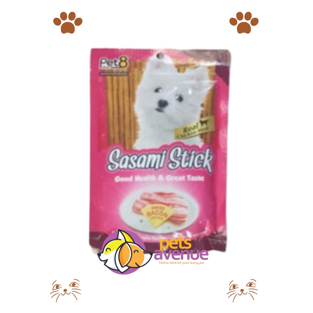 Jual snack anijng/ jerhigh bacon/ pet8 sasami stick bacon 75gr | Shopee ...