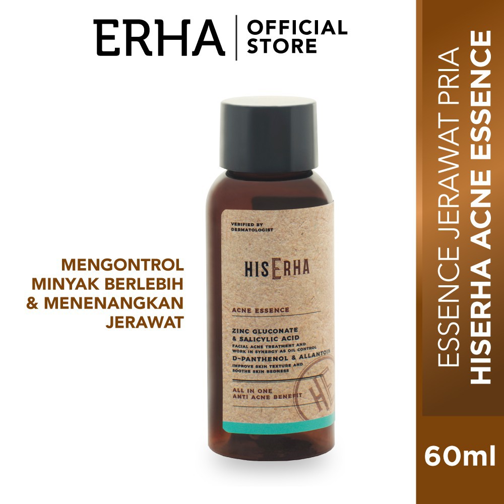 Jual ORIGINAL BUY1GET1 His Erha Acne Essence Serum Jerawat Hiserha 60 ...