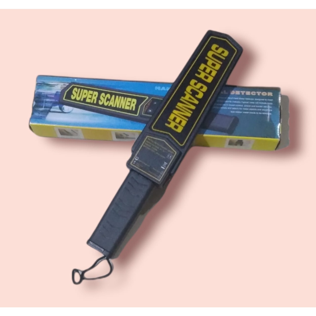 Jual Handheld Metal Detector (Metal Detektor untuk Security) | Shopee ...