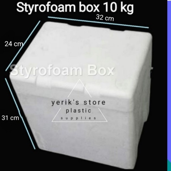 Jual Kotak Sterofoam / Box Ikan / Styrofoam Box 10 L (GOJEK/GRAB ONLY ...