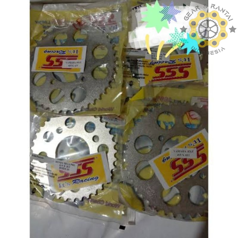 Jual Gear SSS (Belakang) 415 : RXZ VEGA R RX KING JUPITER Z MX 135 FIZ R Size 26T - 57T | Shopee ...