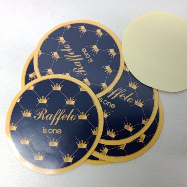 Jual Sticker puding crown gold / label puding custom / label puding ...