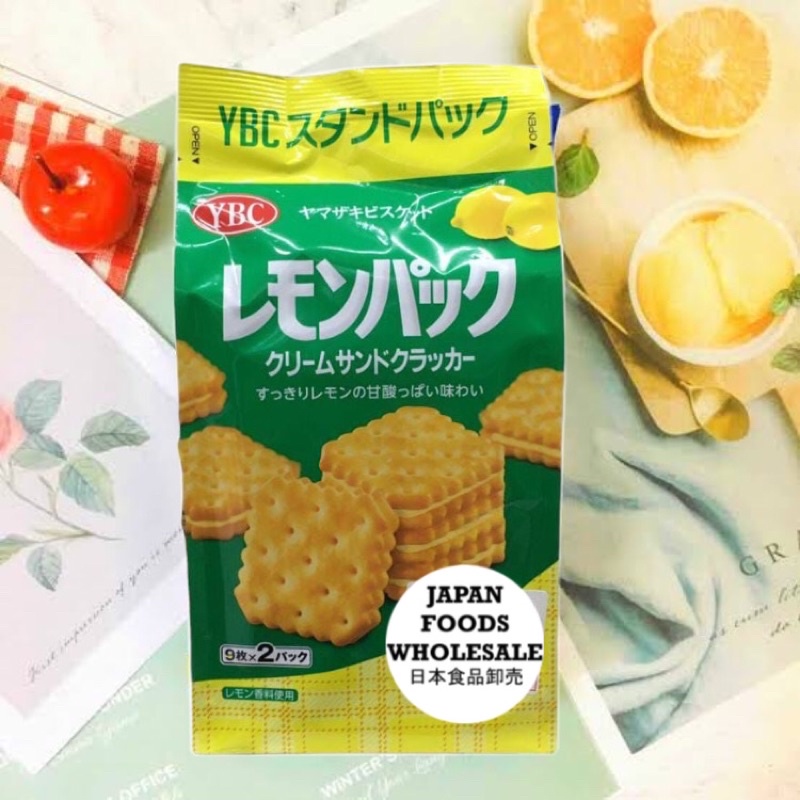 Jual YBC Lemon Cream Sandwich Crackers Pack / biskuit jepang / biskuit ...