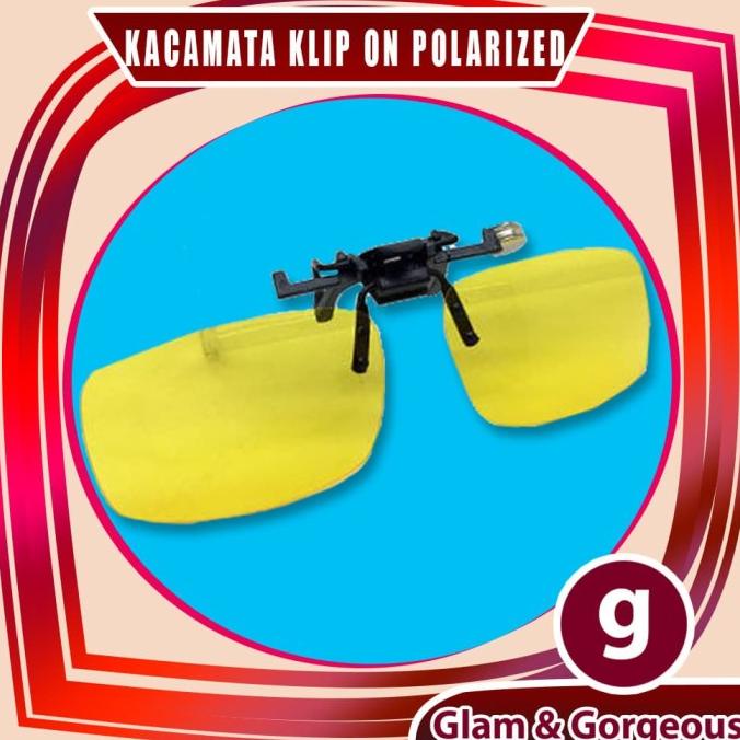 Jual Klip On Kacamata Gaya 60mm X 39mm | Shopee Indonesia