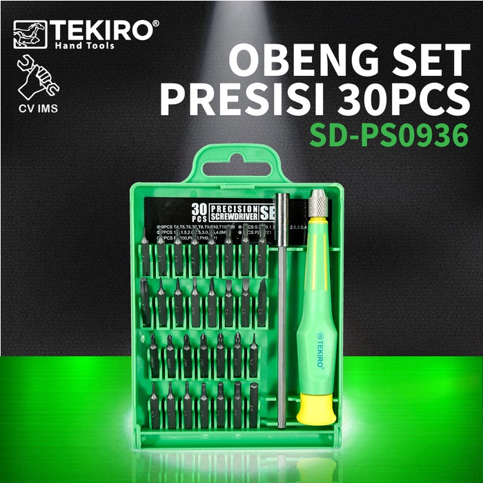 Jual Obeng Set Presisi 30PCS TEKIRO | Shopee Indonesia
