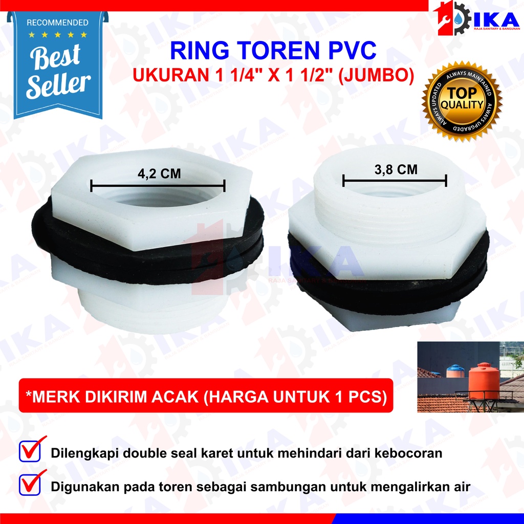 Jual TERMURAH Mur Toren / Mur Tandon Warna Putih ( Kecil - Jumbo ) 1/2 ...