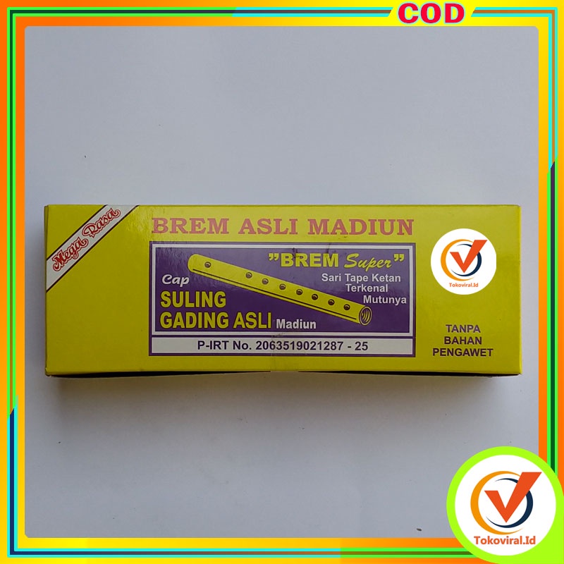 Jual Brem Suling Gading Khas Madiun / Brem Khas Madiun / Brem Suling Gading Sedang / Brem Madiun ...