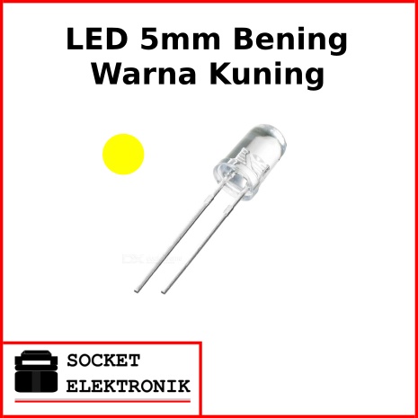 Jual LED 5mm warna putih menyala Kuning | Shopee Indonesia