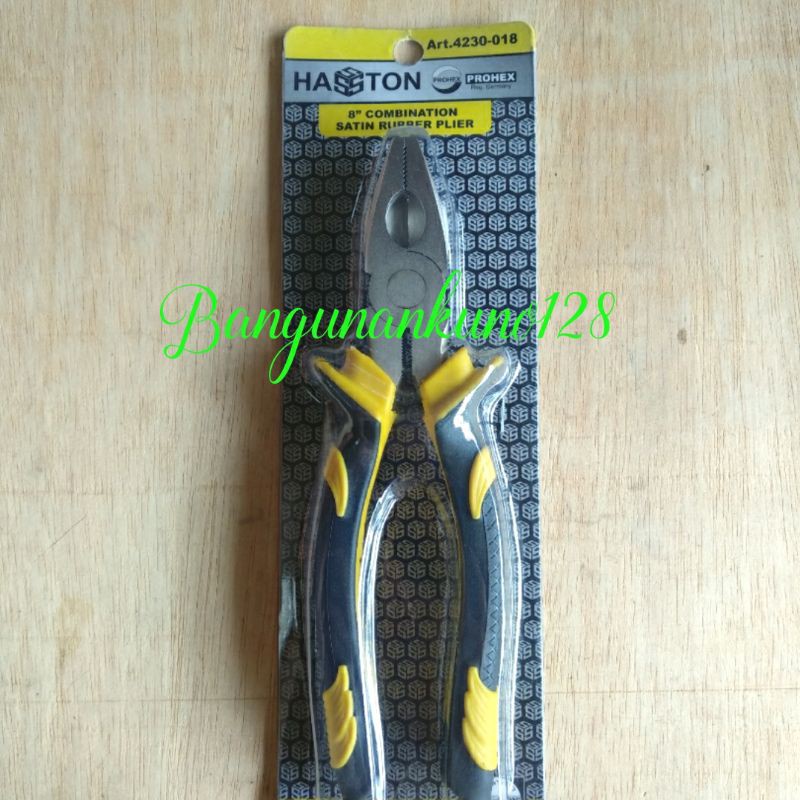 Jual Tang Satin Kombinasi 8" Hasston Prohex ART.4230-018 | Shopee Indonesia