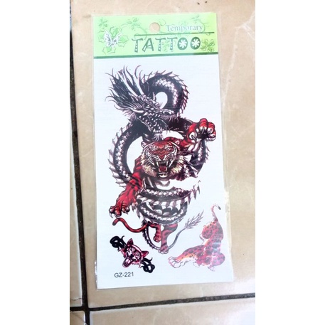 Jual stiker tato mainan*gambar macan | Shopee Indonesia