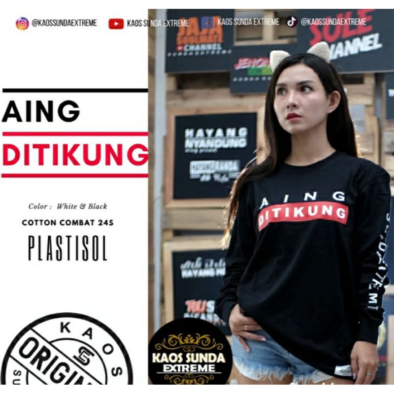 Jual Kaos Sunda Extreme Original AING DITIKUNG | Shopee Indonesia