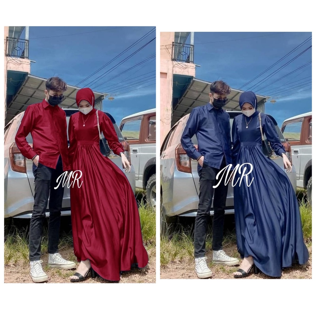 Jual [BM] Muslim Wanita Couple Pria Pesta Kondangan kekinian Kapelan ...