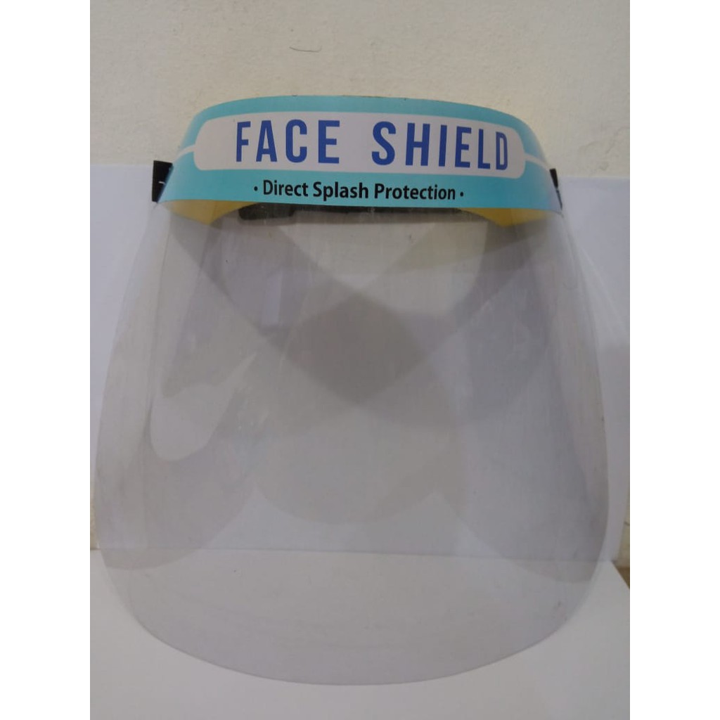 Jual FACE SHIELD PROTECTION FACE MASK PENANGKAL CORONA APD MASKER KARET ...