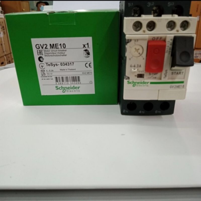 Jual Motor Circuit Breaker Schneider GV2ME10 4-6 3A | Shopee Indonesia