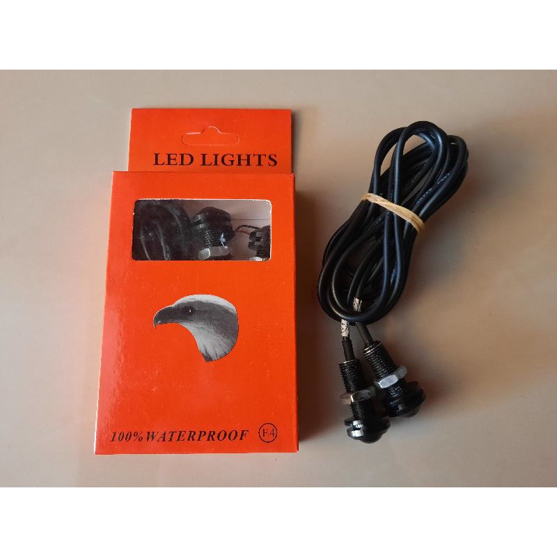Jual Lampu LED Mata Elang Mobil dan Motor 18MM | Shopee Indonesia