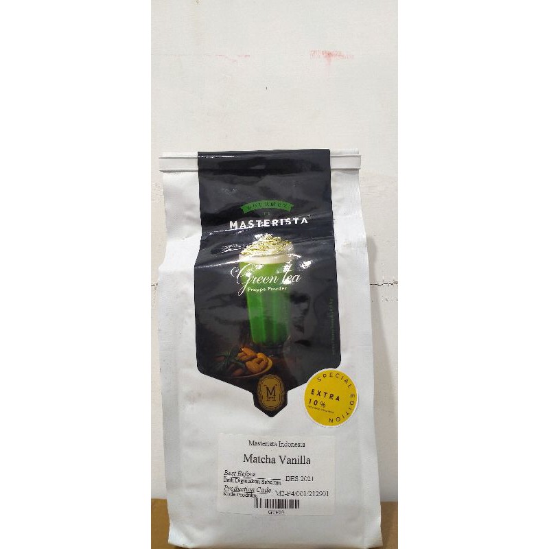 Jual MASTERISTA MATCHA VANILLA 800g | Shopee Indonesia