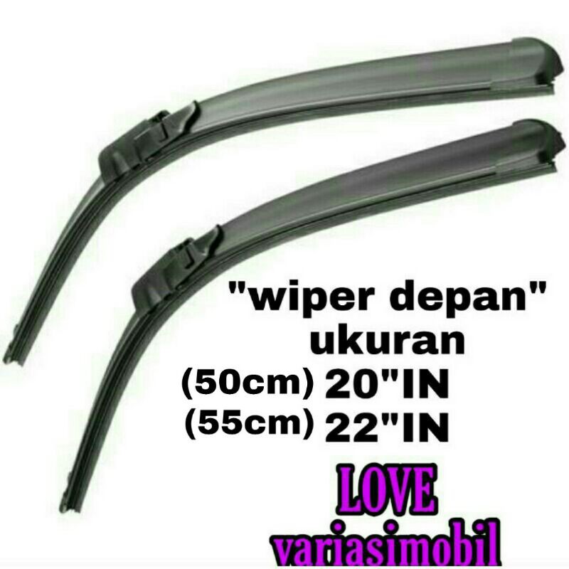Jual WIPER FRAMELESS MOBIL TOYOTA FORTUNER TOYOTA HARRIER NISSAN SILVIA ...