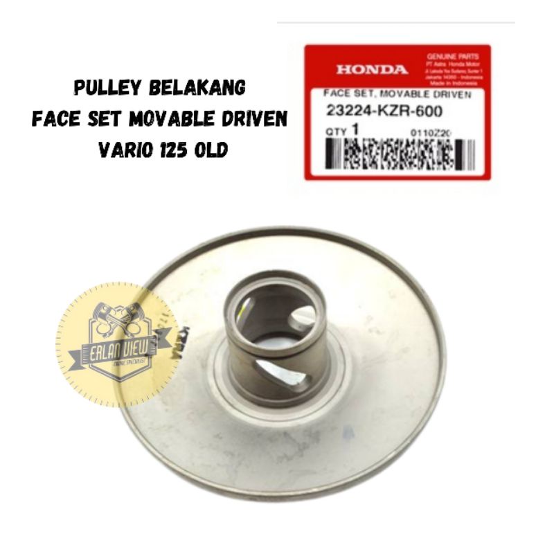 Jual Face Set Movable Driven Pulley Belakang Cewek Vario 125 old 23224 ...