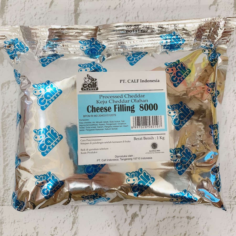 Jual Calf cheese ceddar filling 8000 1kg/1 kg - Isian selai topping ...