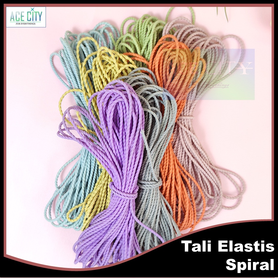 Jual Tali Elastis Spiral / Tali Karet Spiral | Shopee Indonesia