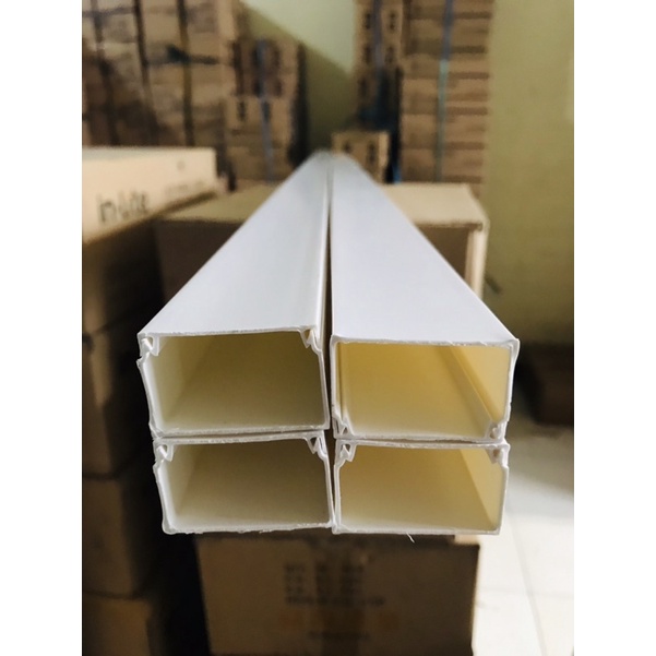 Jual (KHUSUS INSTANT) KABEL DUCT PUTIH NISO 25x40x1700MM / PELINDUNG ...