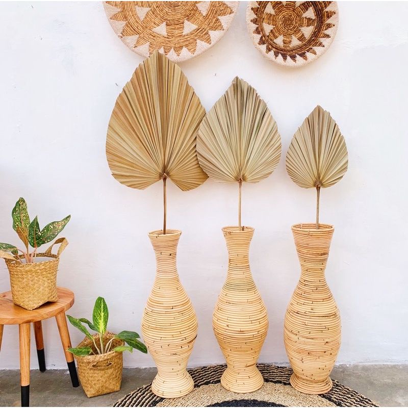 Jual Daun Palm Gold Daun Palm Kering / Daun Palem Kering / Dekorasi ...