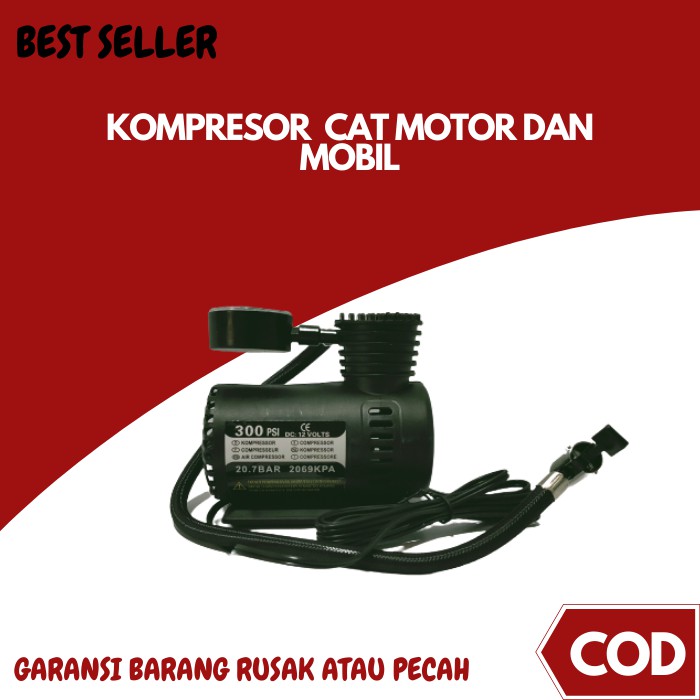 Jual kompresor compresor mini listrik cat angin listrik body motor dan ...