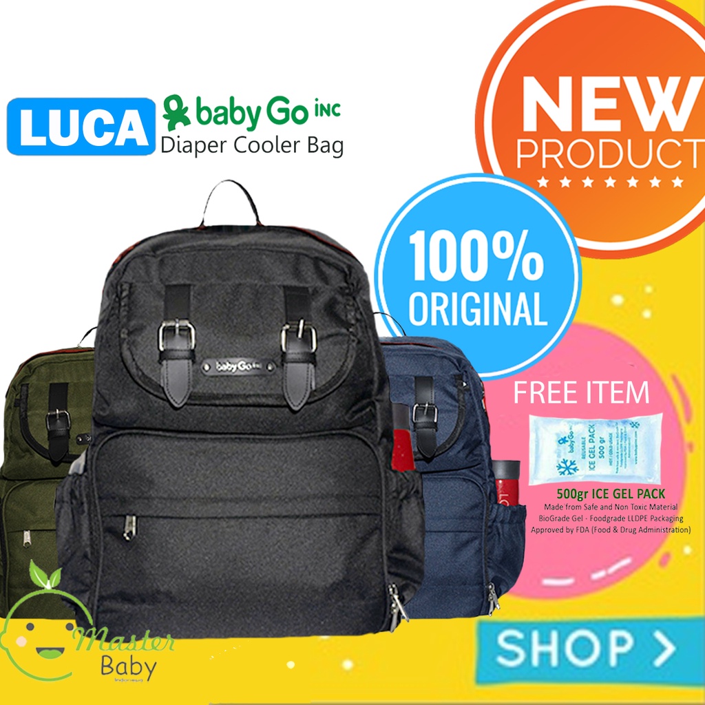Jual BABYGO INC LUCA COOLER BAG DIAPER BAG BACKPACK BABYGO BABYGOINC TAS ASI BAYI ANAK | Shopee ...