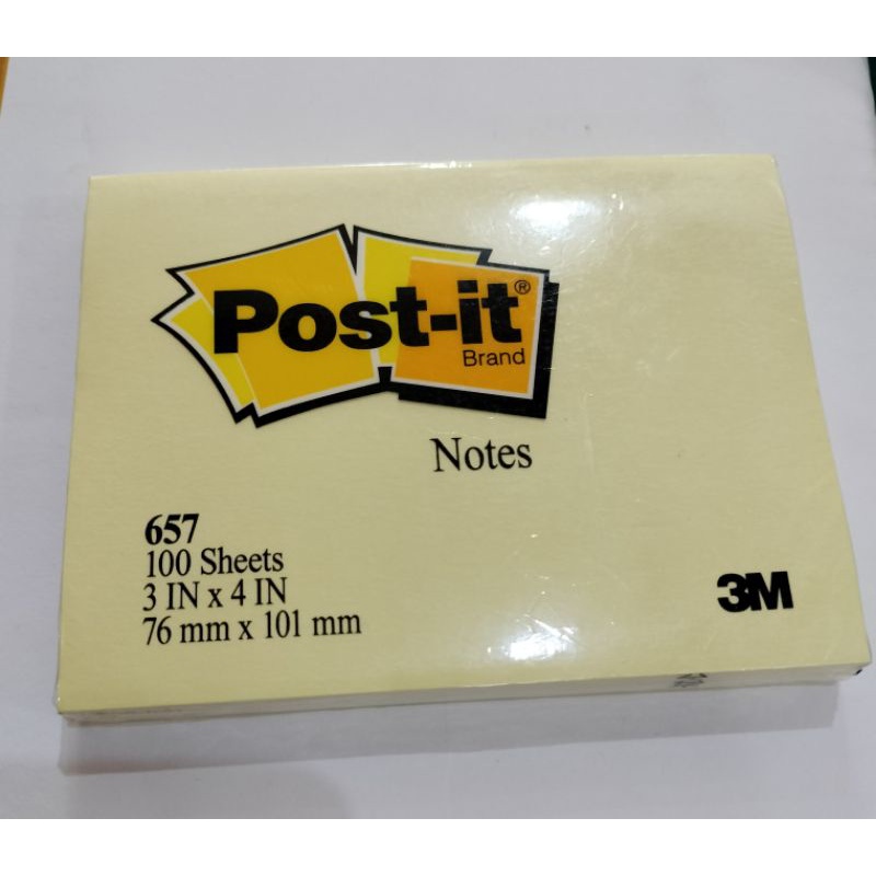 Jual Sticky Notes Post-it 3M 653/654/655/656/657 (Catatan tempel ...