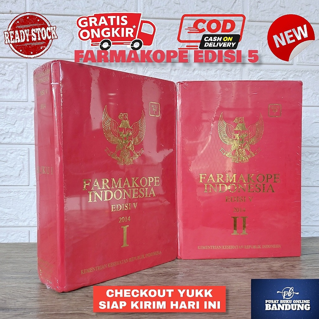 Jual FARMAKOPE INDONESIA EDISI 5 / 6 BUKU 1&2 FARMAKOPE 3 FARMAKOPE 4 ...