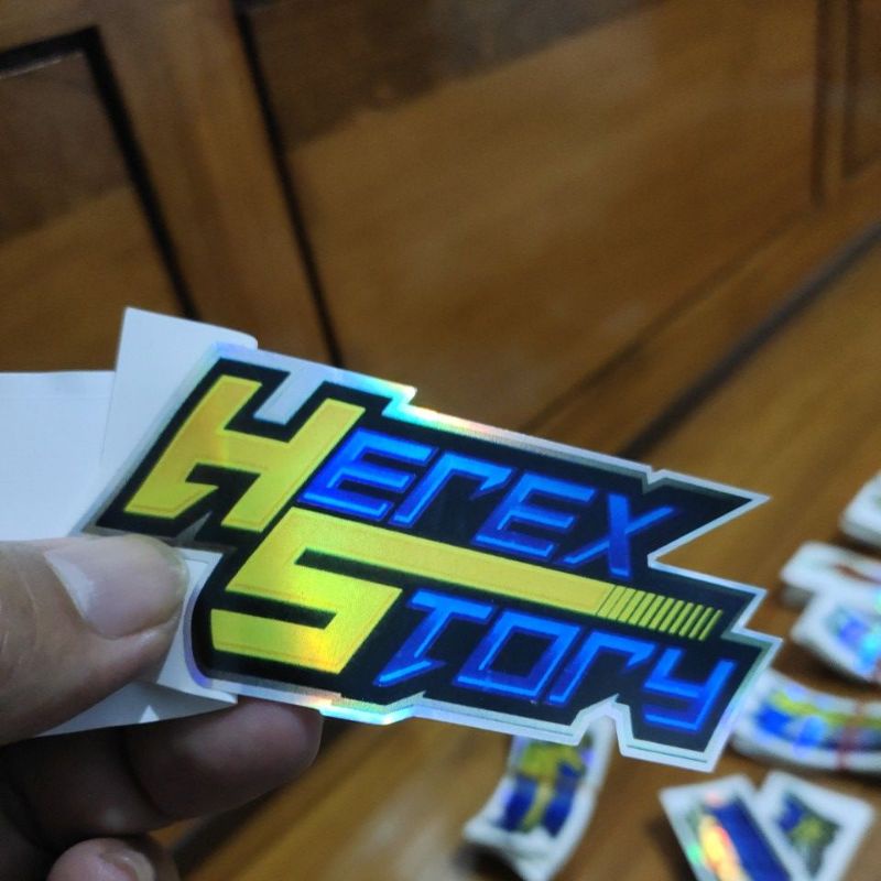 Jual stiker herex cutting hologram | Shopee Indonesia