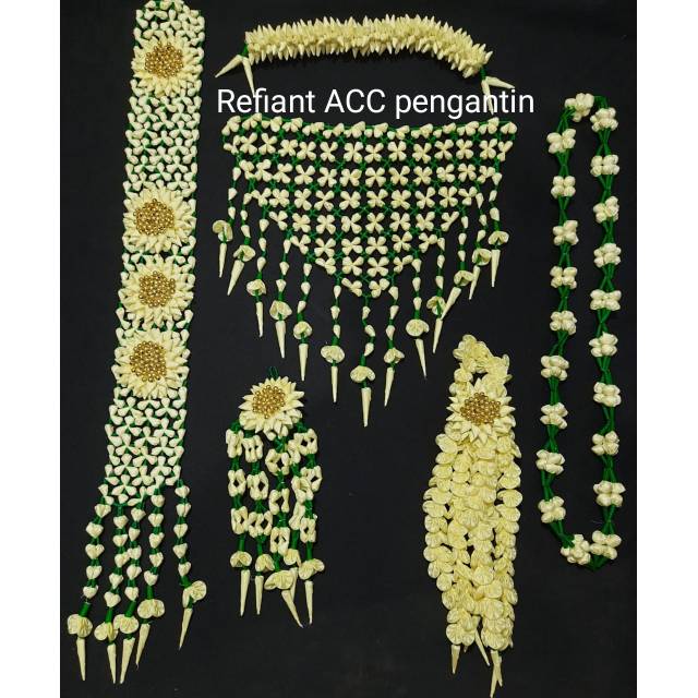 Jual MELATI SOLO MODERN MOTE SATU SET KOMPLIT/ RONCE MELATI SOLO ...