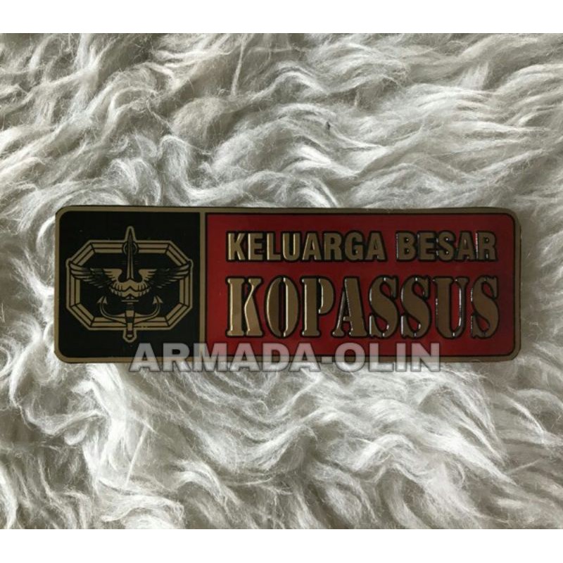 Jual Stiker PVC panjang komando | stiker PVC kopassus |Stiker kopassus ...