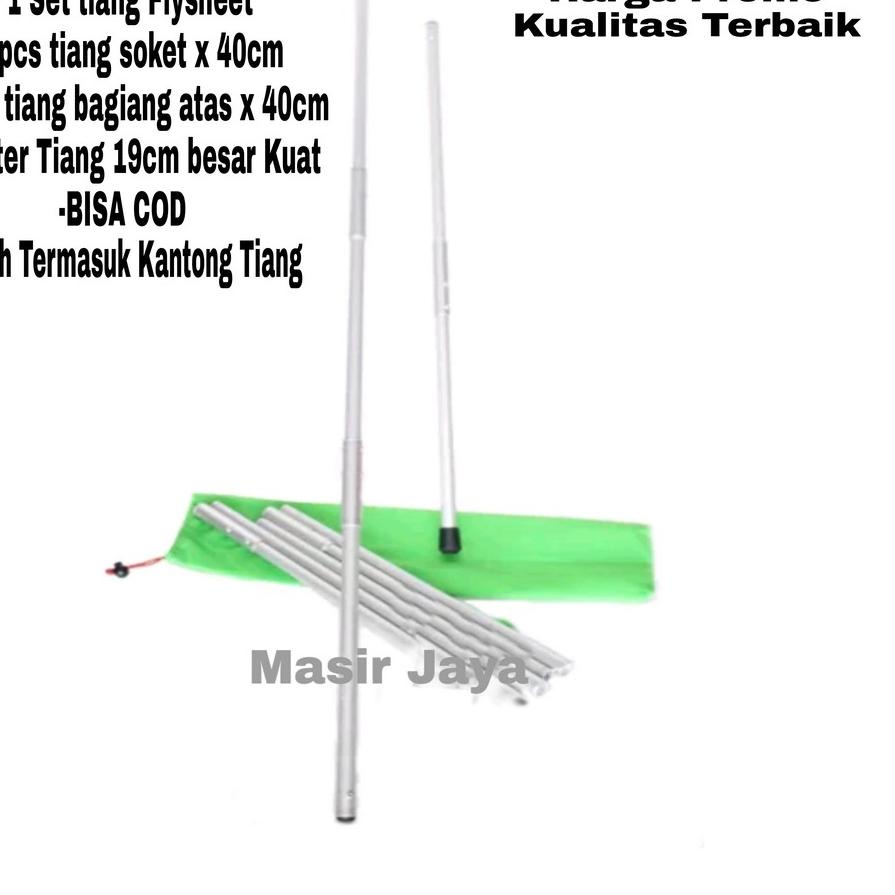 Jual {] TIANG FLYSHEET ALUMUNIUM\TIANG FRAME ALUMUNIUM TIANG TARPTENT ...