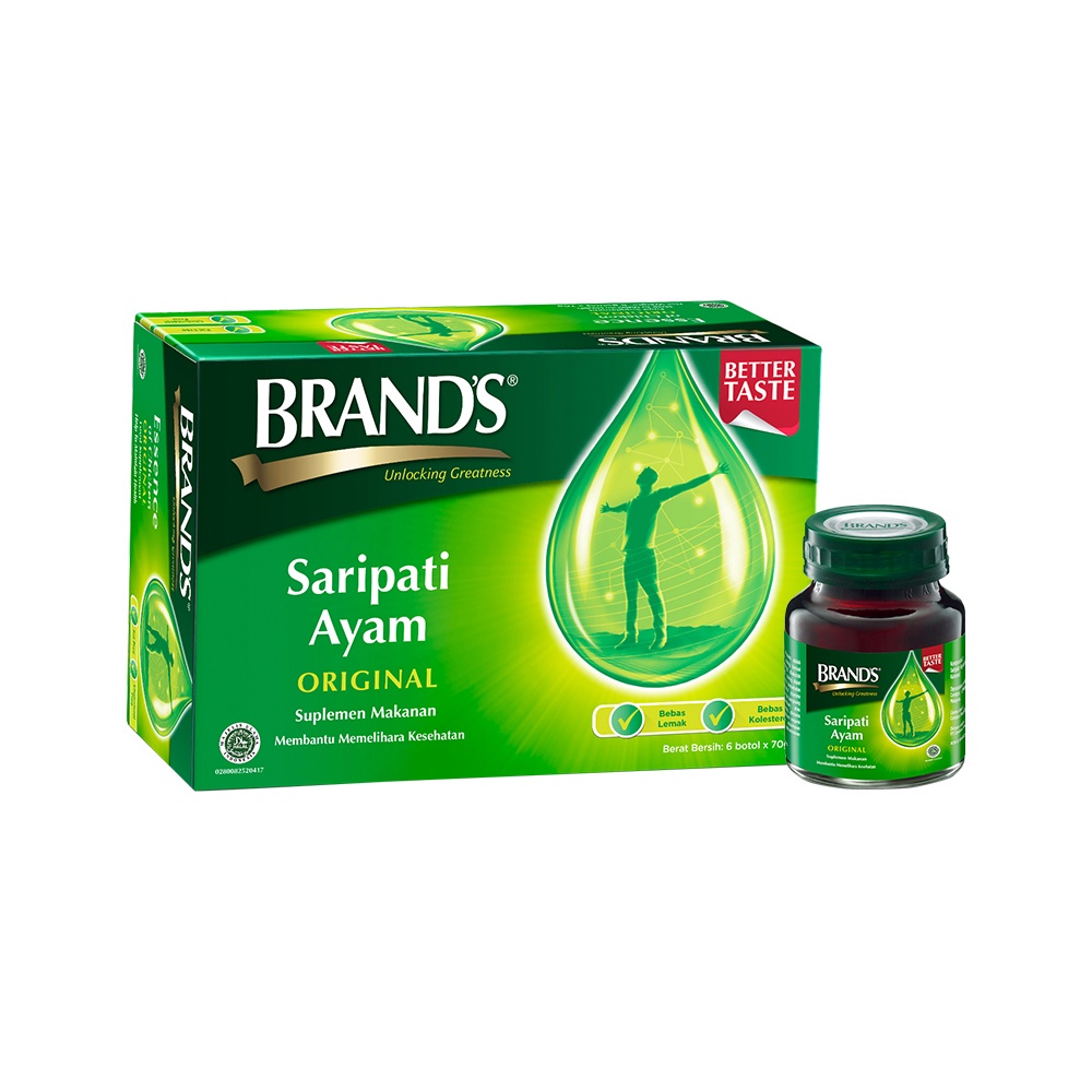 Jual BRAND'S Saripati Ayam Original 70g ( 6 Botol ) | BRANDS Sari Pati ...