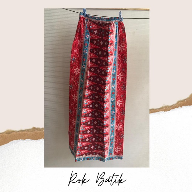 Jual Rok Batik Merah Maroon Bawahan Kebaya | Shopee Indonesia