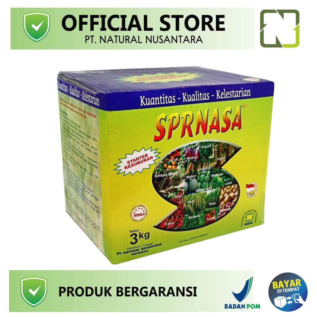Jual Supernasa Kemasan 3 kg Supernasa Nasa Penyubur Tanah & Tanaman ...