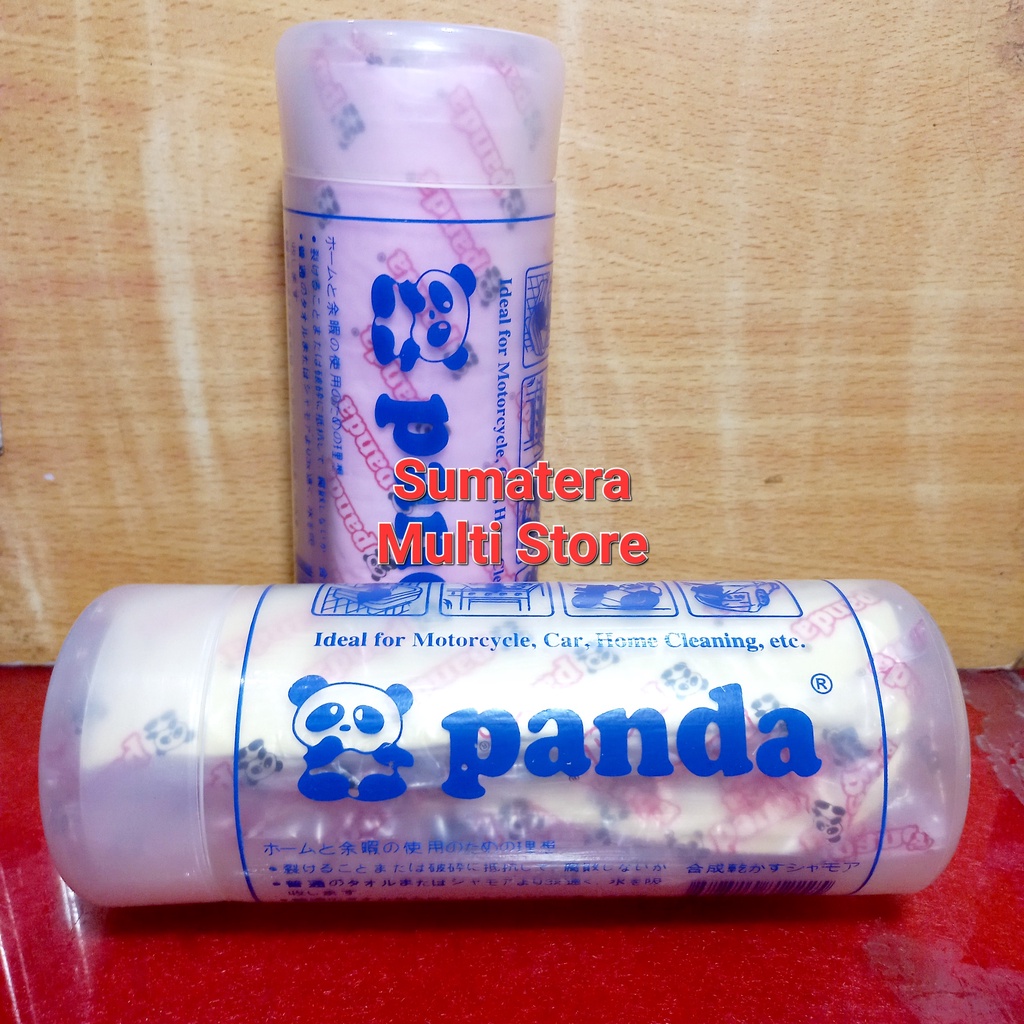 Jual Panda Asli Kain Lap Kanebo Charmois Synthetic Cloth Super Serap ...