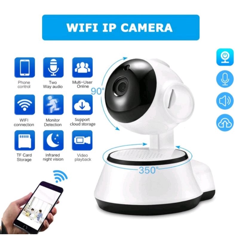 Jual CCTV HP IP CAMERA WIFI CCTV V380 HD960P Q3S. WIRLES IP CAMERA APP ...