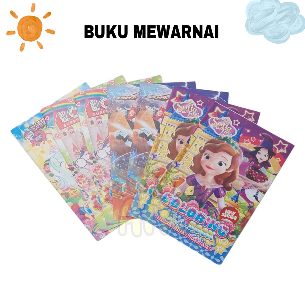 Jual Buku Mewarnai Anak / Colouring Book Ukuran Besar | Shopee Indonesia